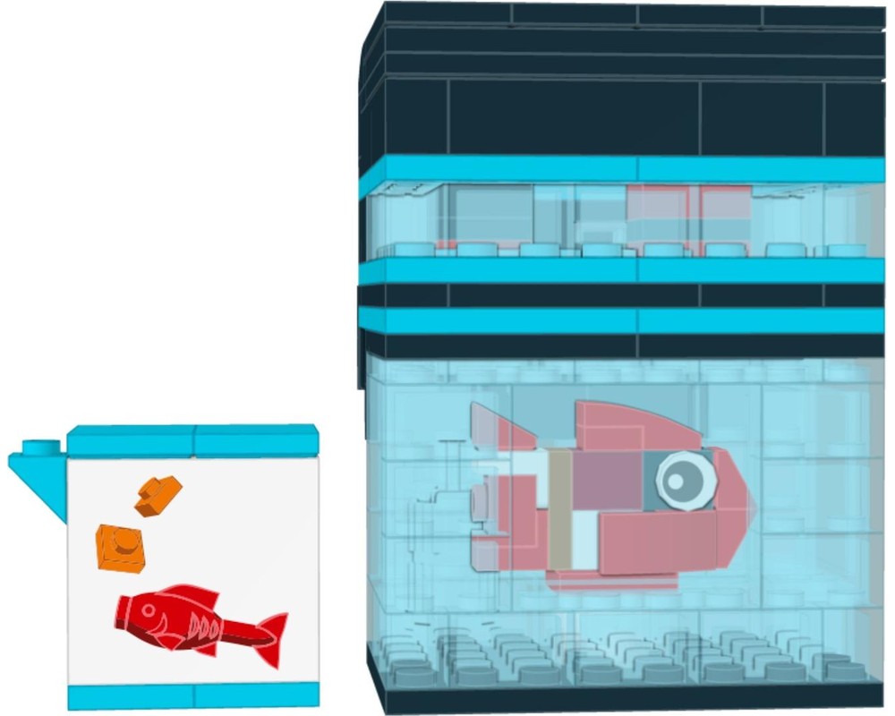 LEGO Set 5009823-1 Fish Tank Filter & Fish Food (2025 Promotional ...