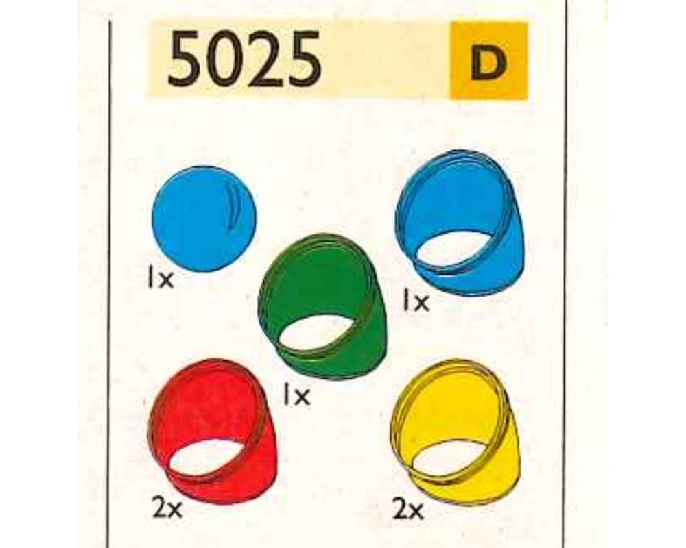 LEGO Set 5025-1 Tubes (1999 Service Packs) | Rebrickable - Build with LEGO