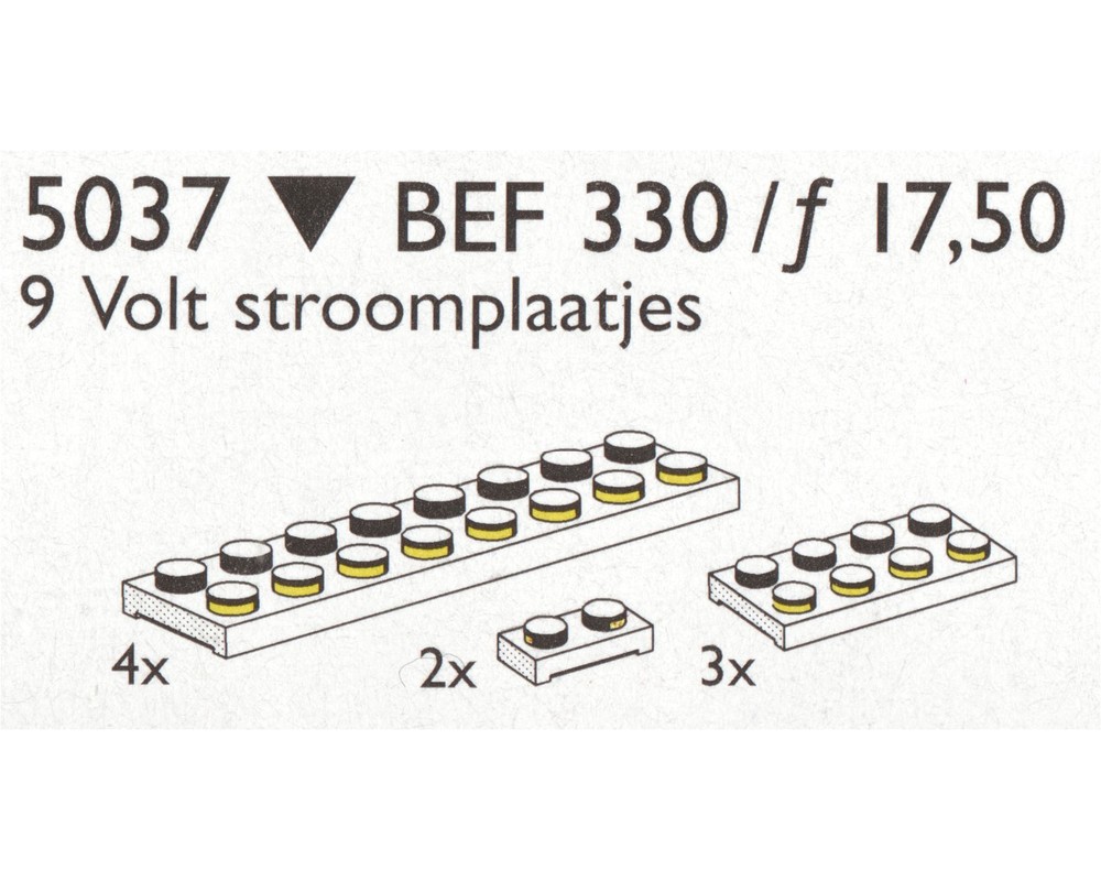 LEGO Set 5037-1 Current Carrying Plates (1988 Service Packs ...