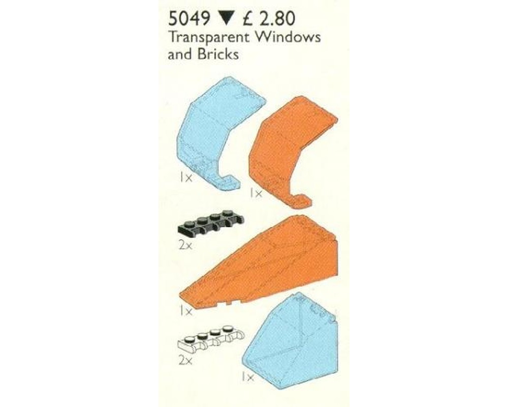 LEGO Set 5049-1 Transparent Windows and Bricks (1993 Service Packs ...