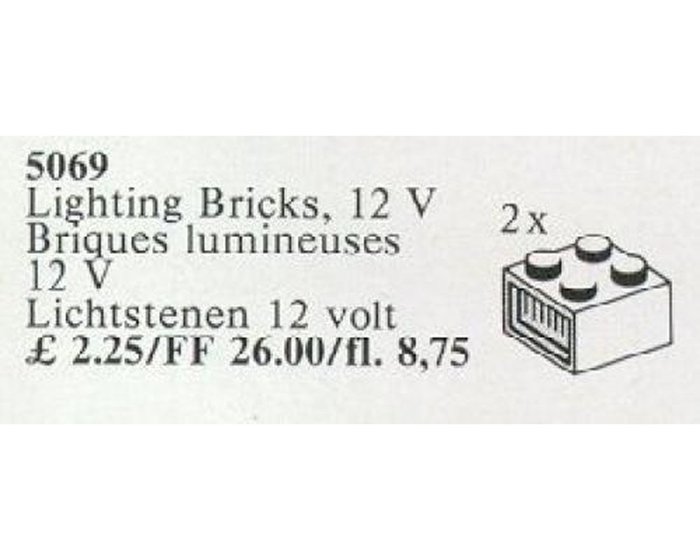 LEGO Set 5069-1 12V Lighting Bricks (1987 Service Packs) | Rebrickable ...