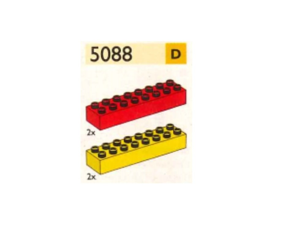LEGO Set 5088-1 Long Beams (1995 Service Packs) | Rebrickable - Build ...