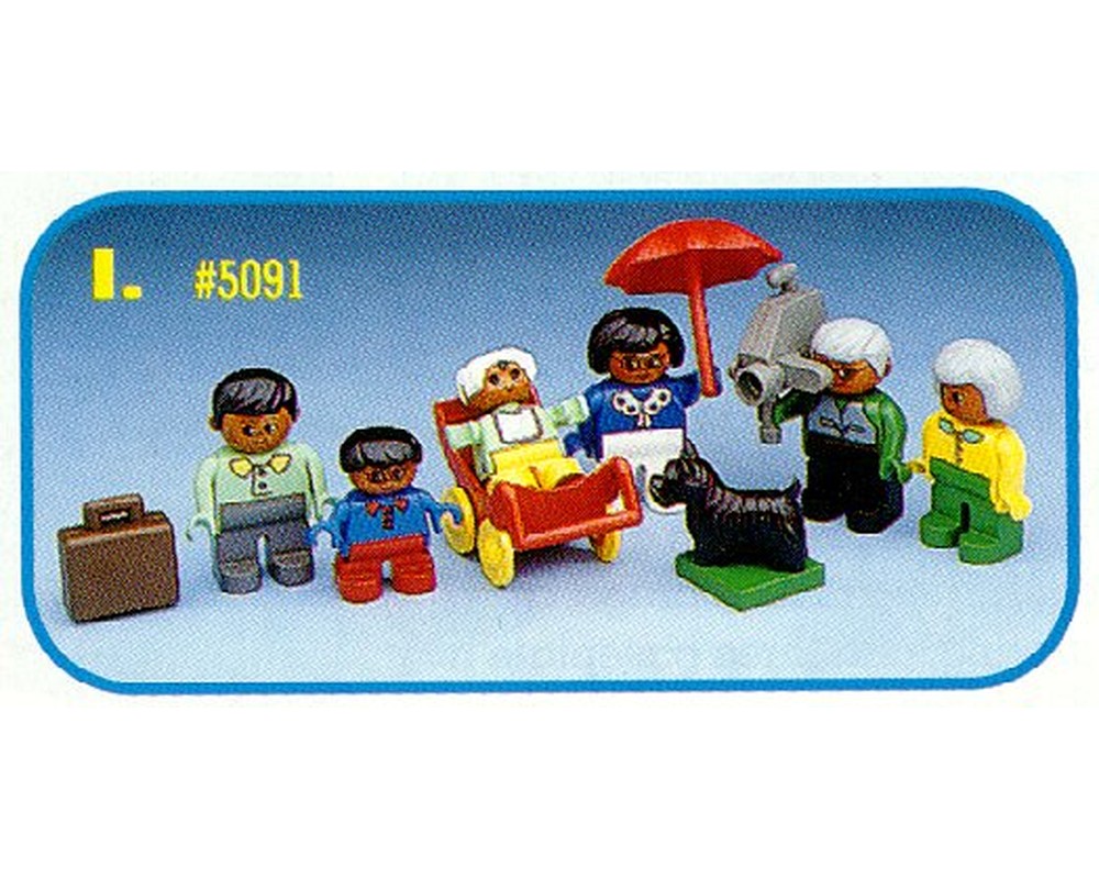 LEGO Set 5091-1 Hispanic Family (1995 Duplo) | Rebrickable - Build with ...