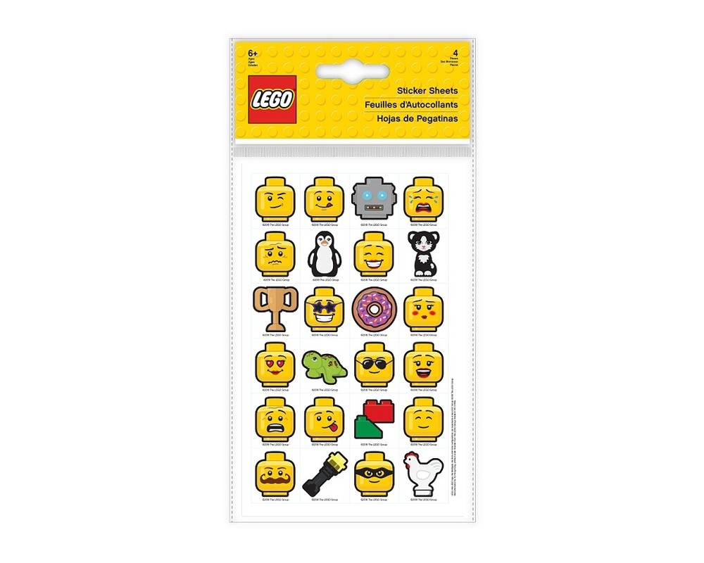 LEGO Set 51163-1 Iconic Stickers (2021 Gear) | Rebrickable - Build with LEGO