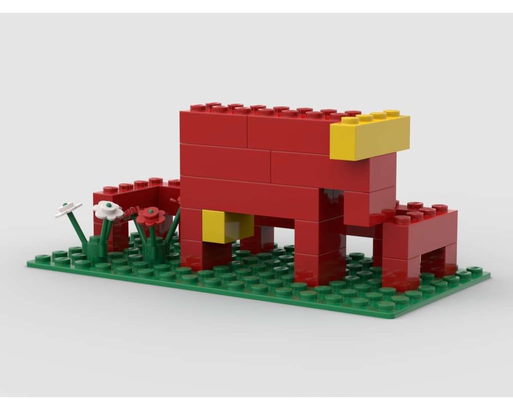 LEGO Set 515-1-s12 Cow (1990 Universal Building Set > Basic) | Rebrickable - Build with LEGO