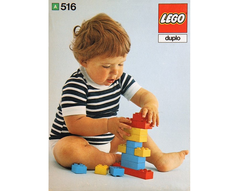 LEGO Set 516-1 Bricks and Half Bricks (1975 Duplo > Basic Set ...