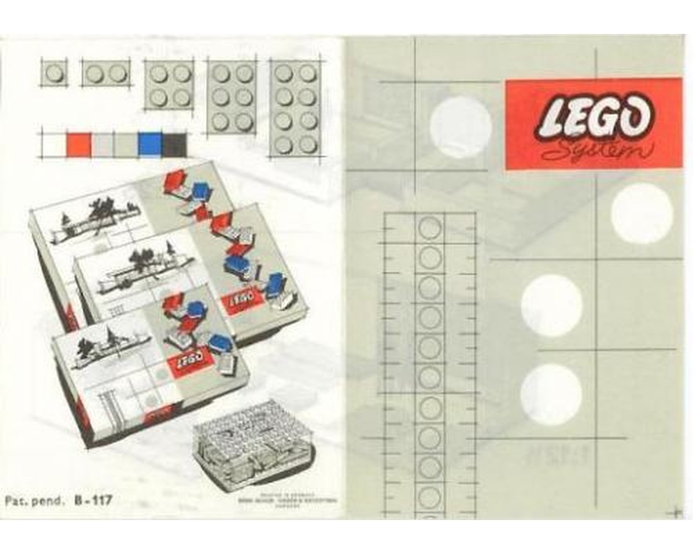LEGO Set 519-9 2 x 3 Plates (architectural hobby und modelbau version ...