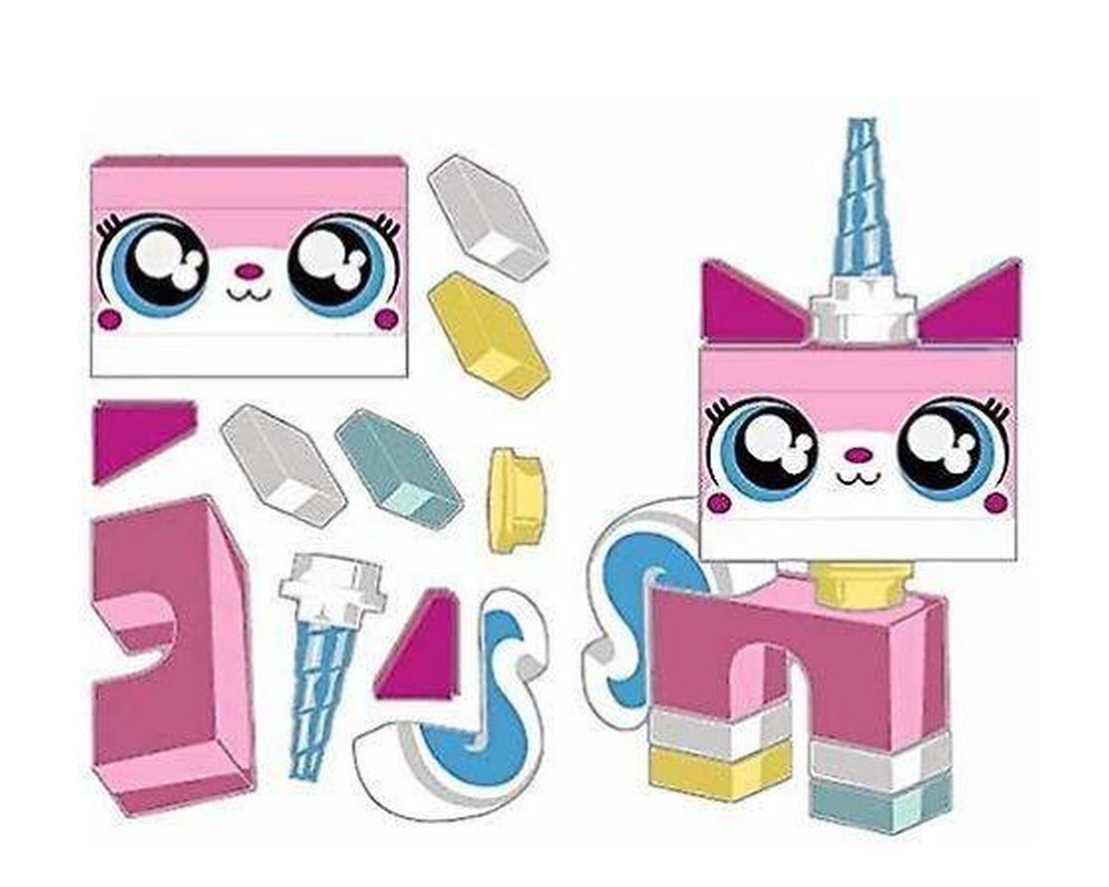 LEGO Set 52364-1 Unikitty Staticker (2019 Gear) | Rebrickable - Build ...