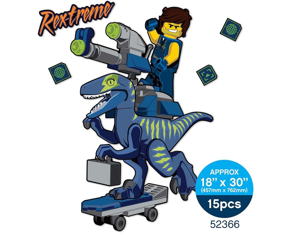 LEGO Set 52366-1 Captain Rex and Rexcon Rex-o-Saurus Staticker (2018 ...