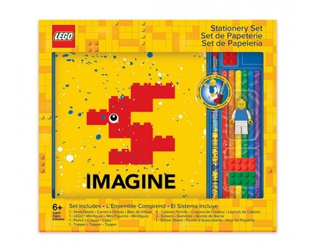 LEGO Set 52627-1 Imagine Stationery Set (2020 Gear > Stationery and ...