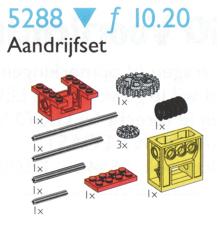 LEGO Set 5288-1 Worm Gear Boxes (1995 Service Packs > Technic ...