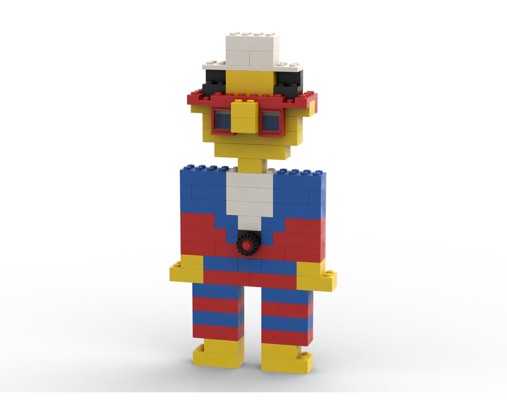 LEGO Set 530-1-c11 Person with Glasses (1985 Universal Building Set ...