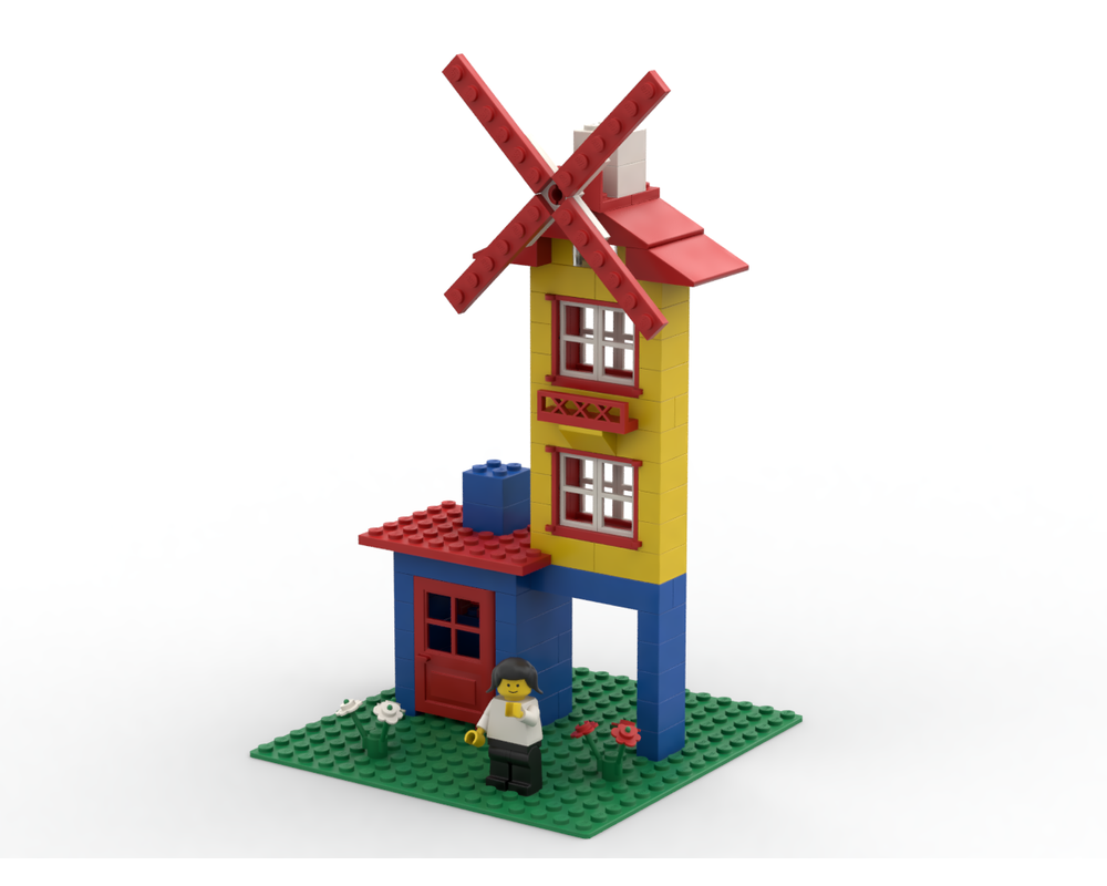 LEGO Set 530-1-c12 Windmill (1985 Universal Building Set > Basic ...