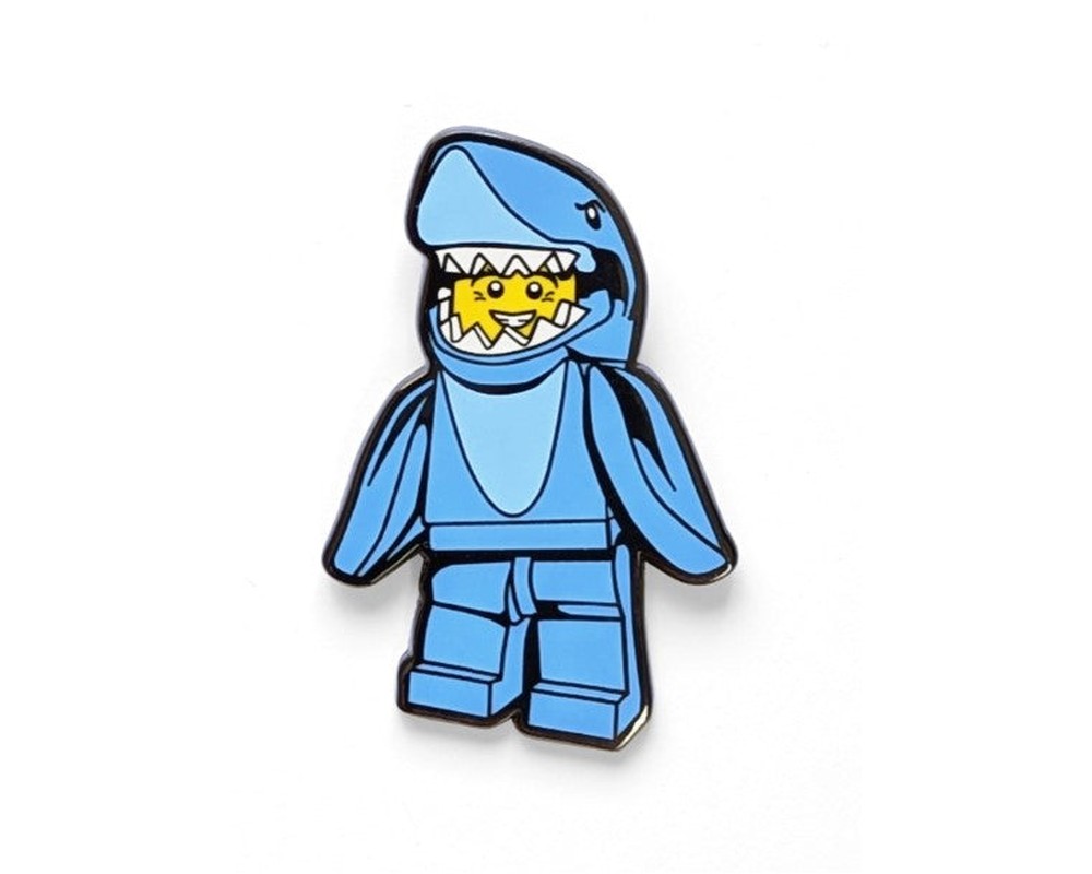 LEGO Set 53151-1 Shark Suit Guy Snap Button (2024 Gear) | Rebrickable ...