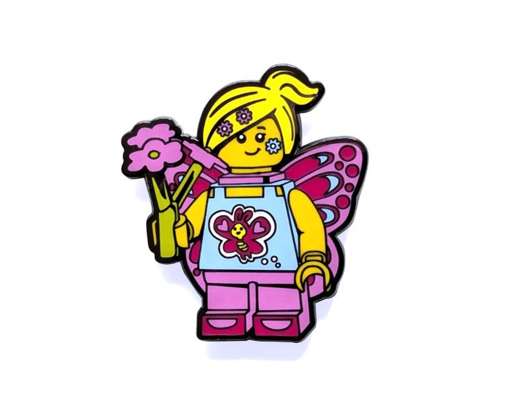 LEGO Set 53167-1 Butterfly Girl Snap Button (2024 Gear) | Rebrickable ...