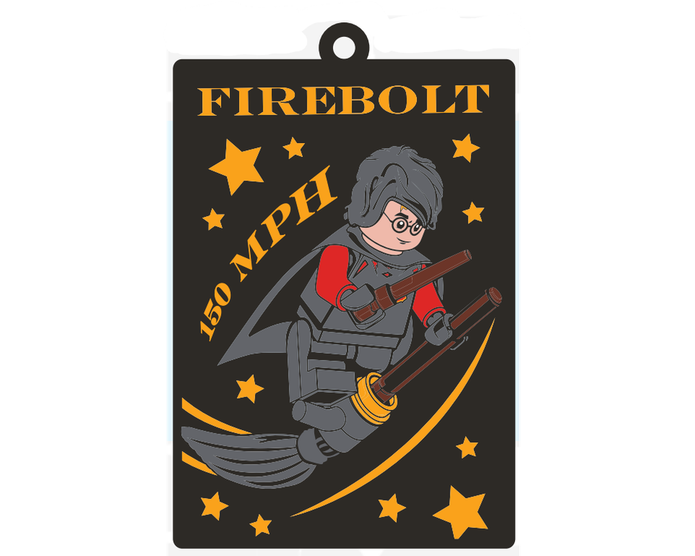 LEGO Set 53247-1 Firebolt Magnet (2024 Gear > Magnets) | Rebrickable ...