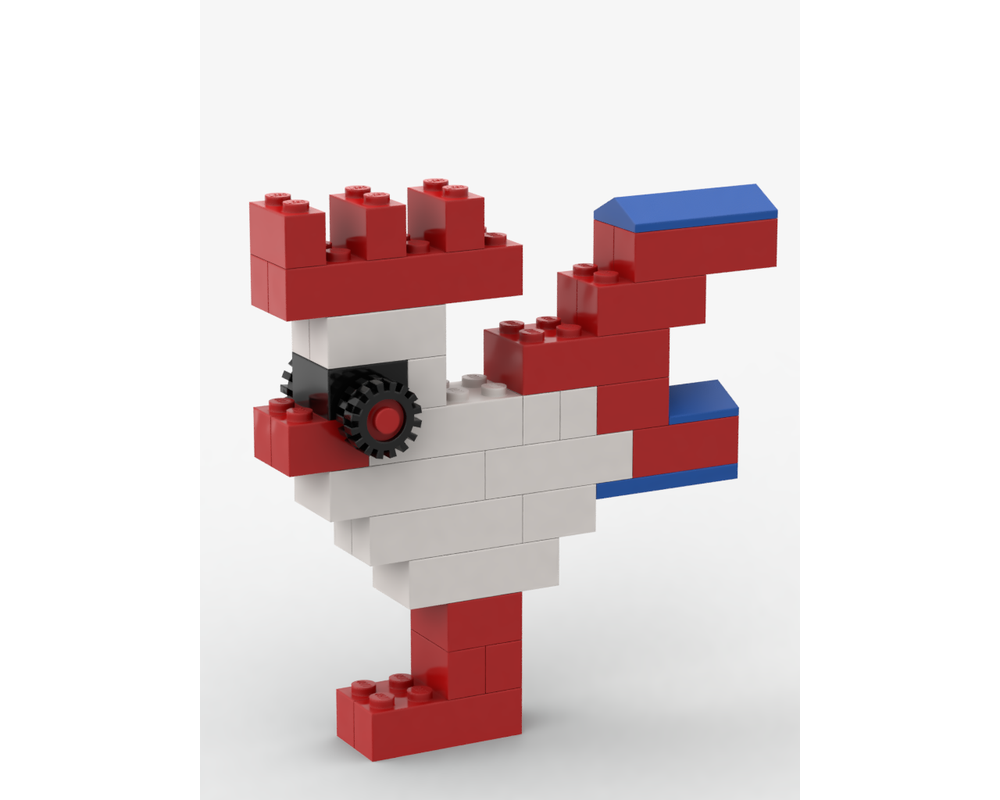LEGO Set 533-1-b10 Rooster (1984 Universal Building Set) | Rebrickable ...