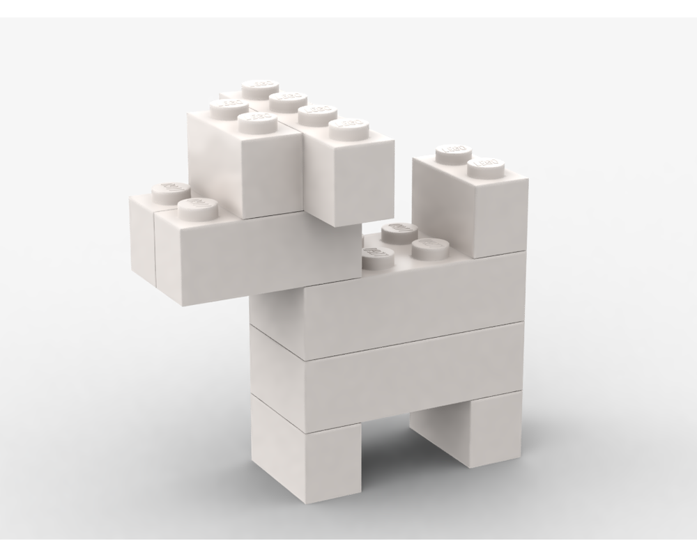 LEGO Set 533-1-c4 Dog (1984 Universal Building Set) | Rebrickable ...