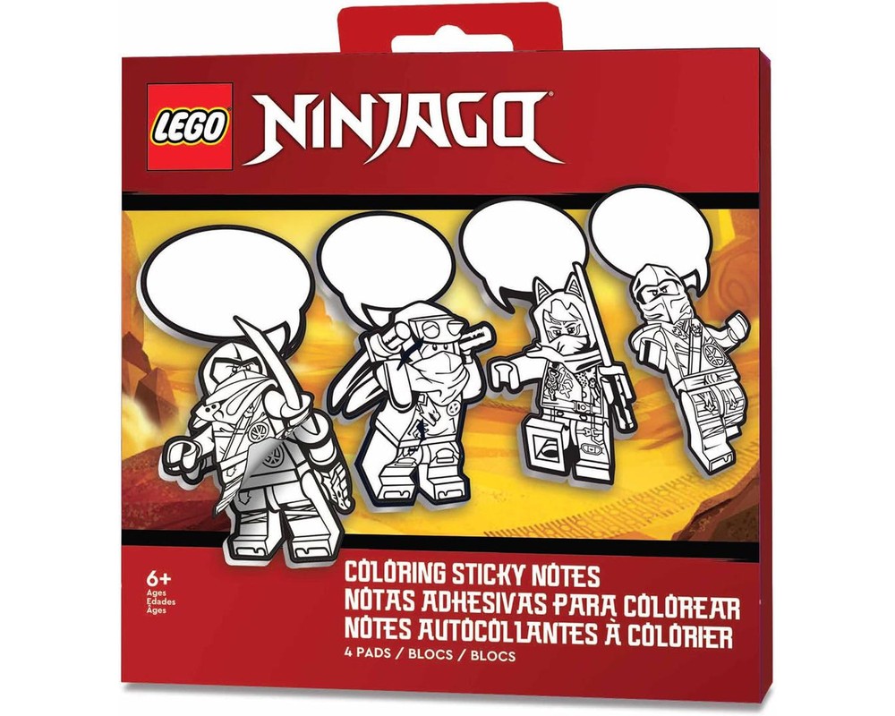 LEGO Set 53457-1 Ninjago Sticky Notes (2024 Gear > Stationery and ...