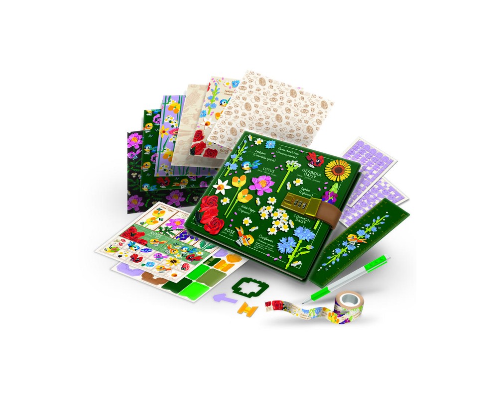 LEGO Set 53598-1 Botanicals Combination Lock Diary (2025 Gear ...