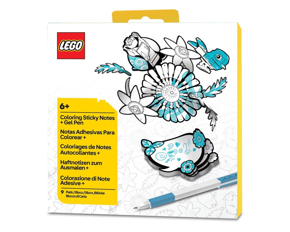 LEGO Set 53670-1 Sticky Notes and Gel Pen Set Botanicals (2025 Gear ...