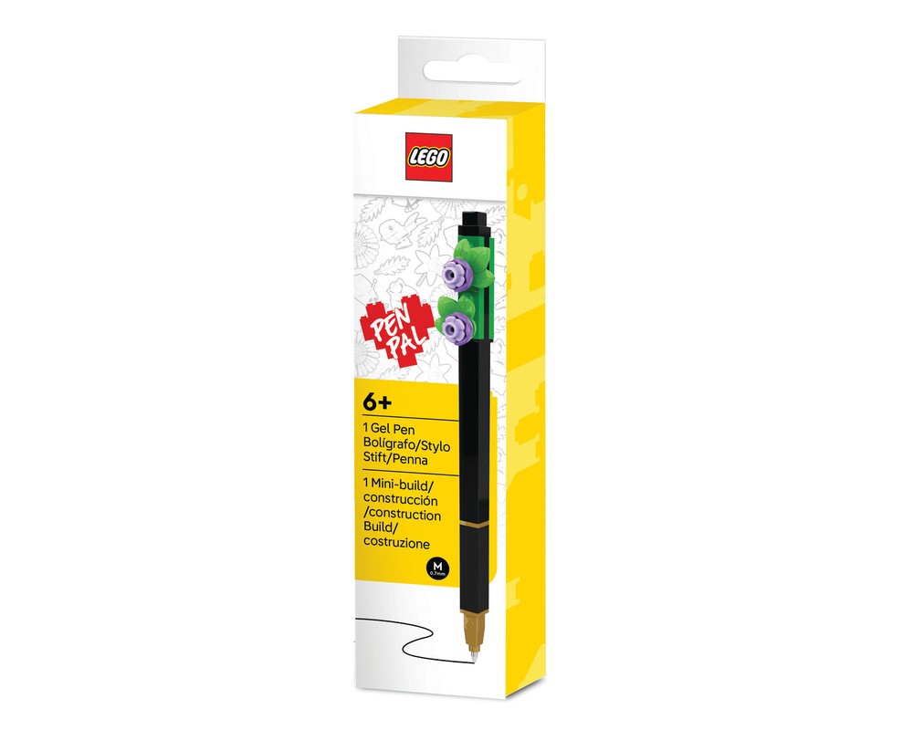 LEGO Set 53701-1 Pen Pal Gel Pen with Botanicals Mini-Build (Lavendar ...