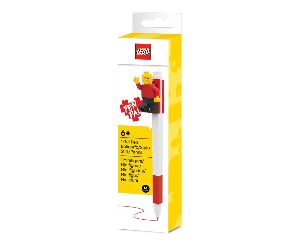 LEGO Set 53704-1 Pen Pal Gel Pen with Minifigure (Red) (2025 Gear ...