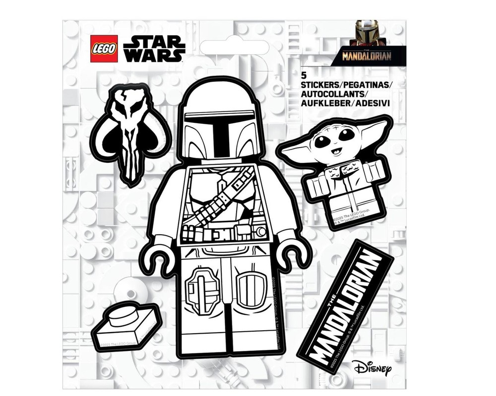 LEGO Set 53755-1 Star Wars The Mandalorian The Mandalorian Black and ...