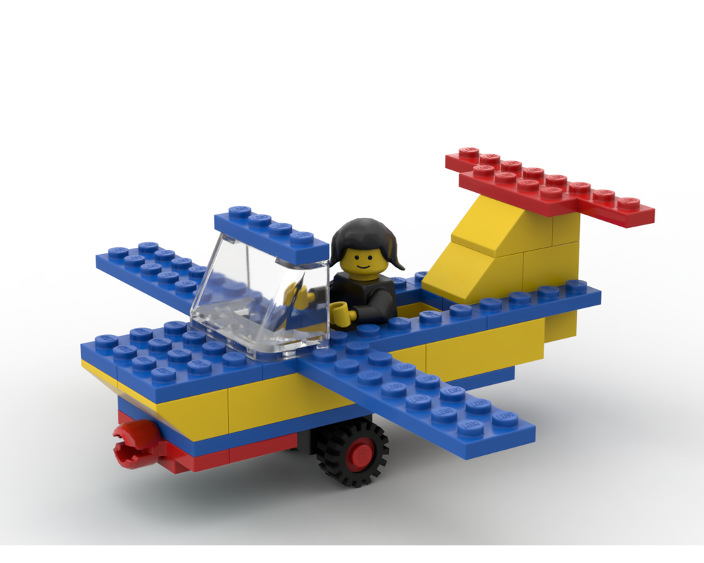 LEGO Set 540-1-b2 Airplane (1985 Universal Building Set > Basic ...