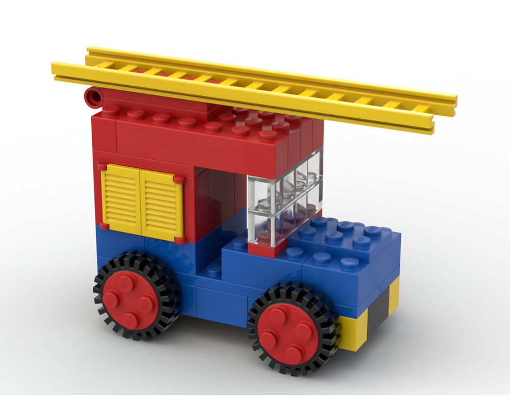 LEGO Set 540-1-b5 Fire truck (1985 Universal Building Set > Basic ...