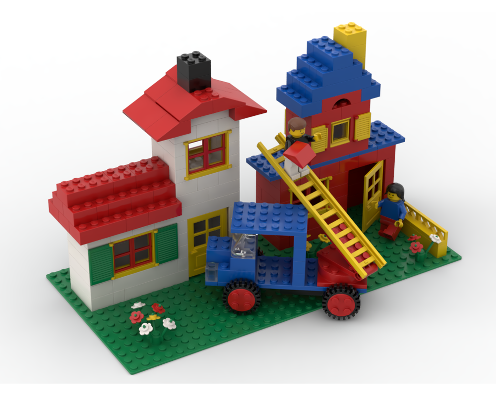 LEGO Set 540-1-c1 Houses (1985 Universal Building Set > Basic ...
