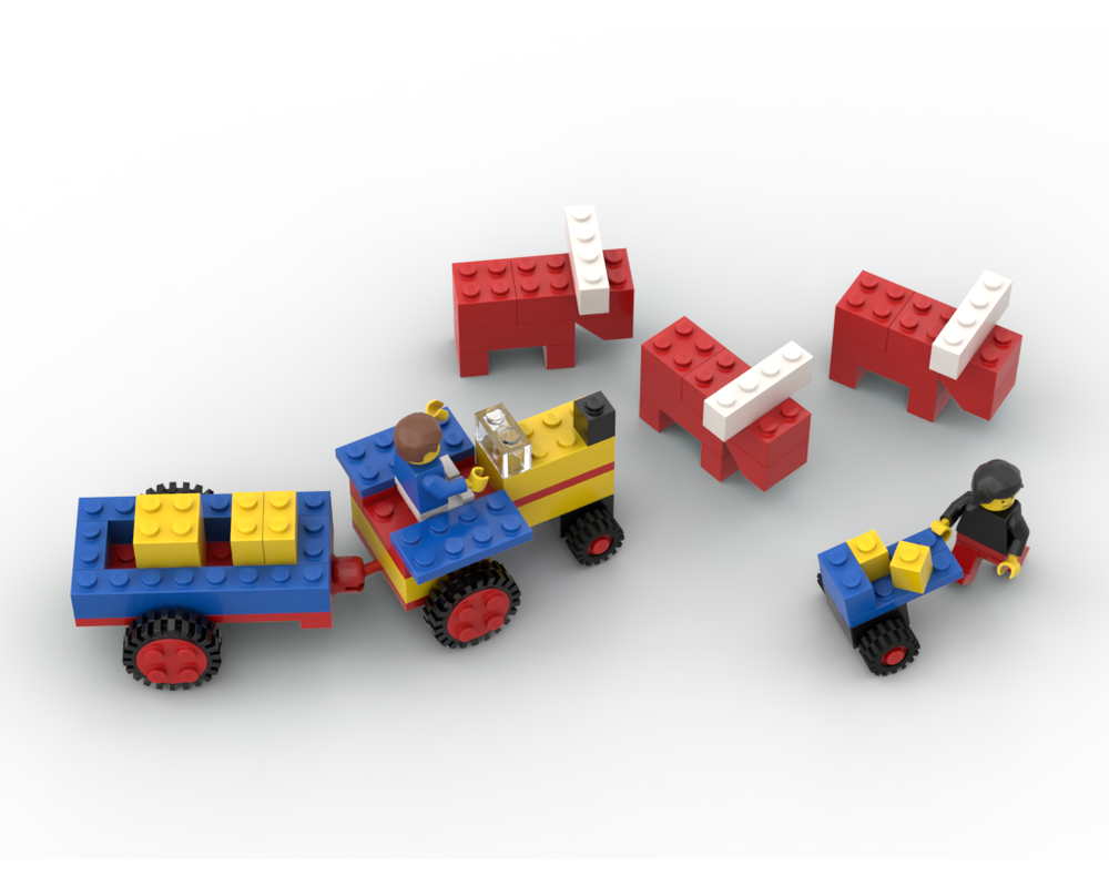 LEGO Set 540-1-c5 Farm (1985 Universal Building Set > Basic ...