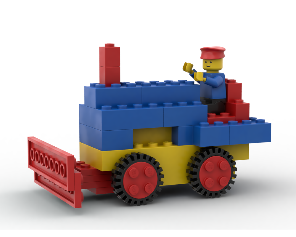 LEGO Set 544-1-c13 Bulldozer (1981 Universal Building Set) | Rebrickable - Build with LEGO