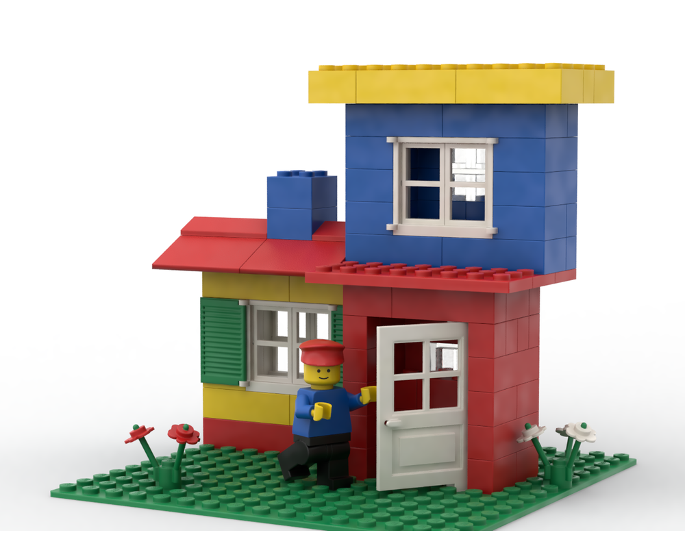 LEGO Set 544-1-c5 House (1981 Universal Building Set) | Rebrickable ...