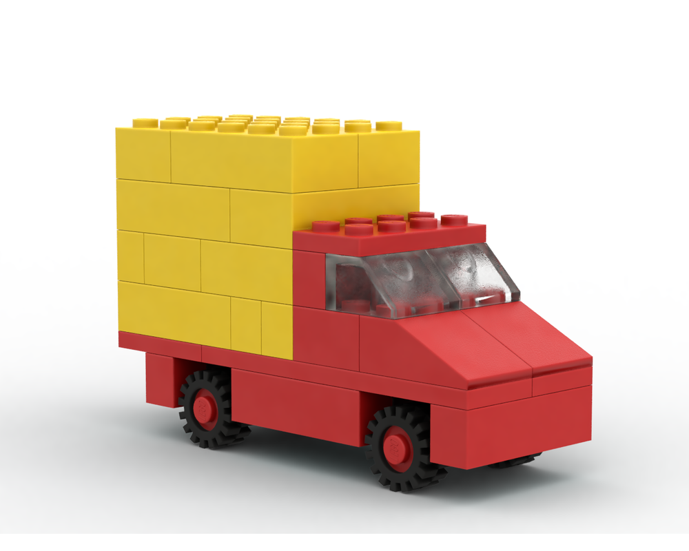 LEGO Set 544-1-c9 Van (1981 Universal Building Set) | Rebrickable ...