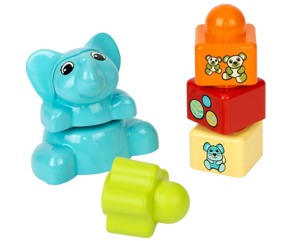 LEGO Set 5453-1 Baby Elephant Stacker (2004 Primo) | Rebrickable ...