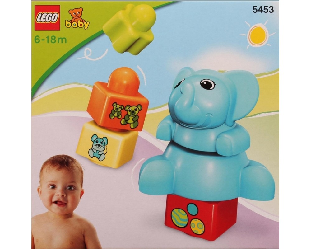 LEGO Set 5453-1 Baby Elephant Stacker (2004 Primo) | Rebrickable ...