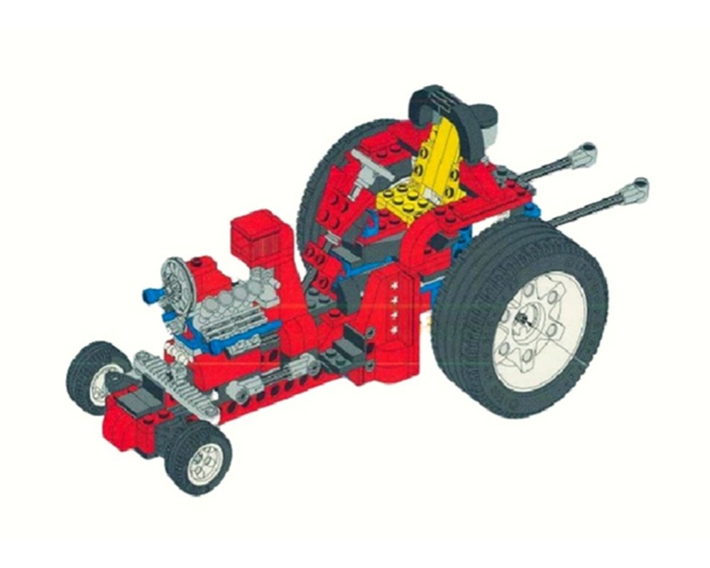 LEGO Set 5533-1-b1-s1 Drag Tractor (1999 Model Team) | Rebrickable ...