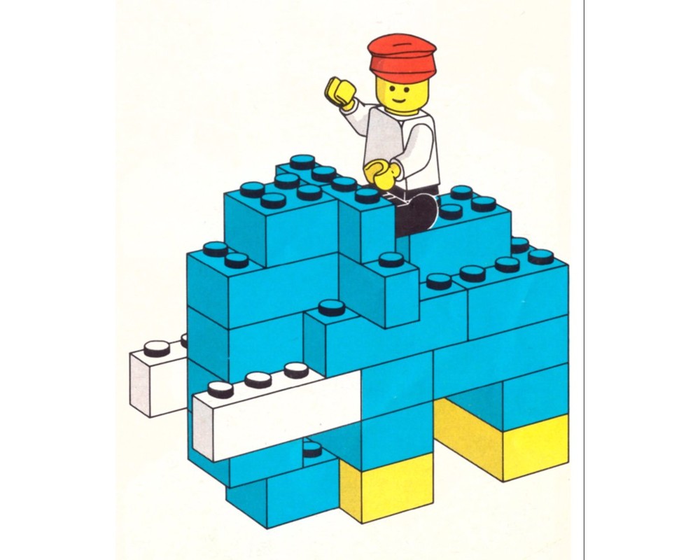 LEGO Set 555-2-b16 Elephant (1981 Universal Building Set > Basic Set ...