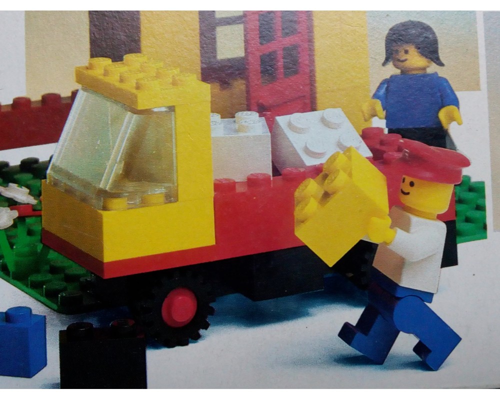 LEGO Set 555-2-b24 Pickup truck (1981 Universal Building Set ...