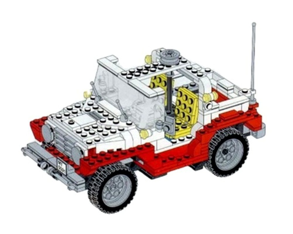 LEGO Set 5591-1-b1-s1 Racing Team - Jeep (1994 Model Team ...
