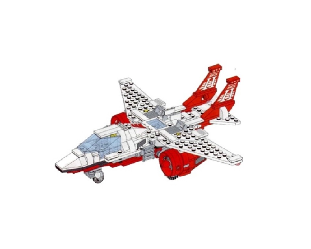 LEGO Set 5591-1-s3 Red Bird - Plane (1994 Model Team) | Rebrickable ...