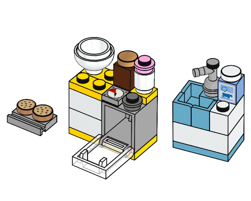 LEGO Set 561409-1 Cookie Kitchen (2014 Friends) | Rebrickable - Build ...