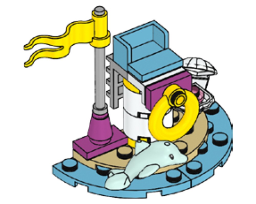 LEGO Set 562007-1 Sweet Dolphin (2020 Friends) | Rebrickable - Build ...