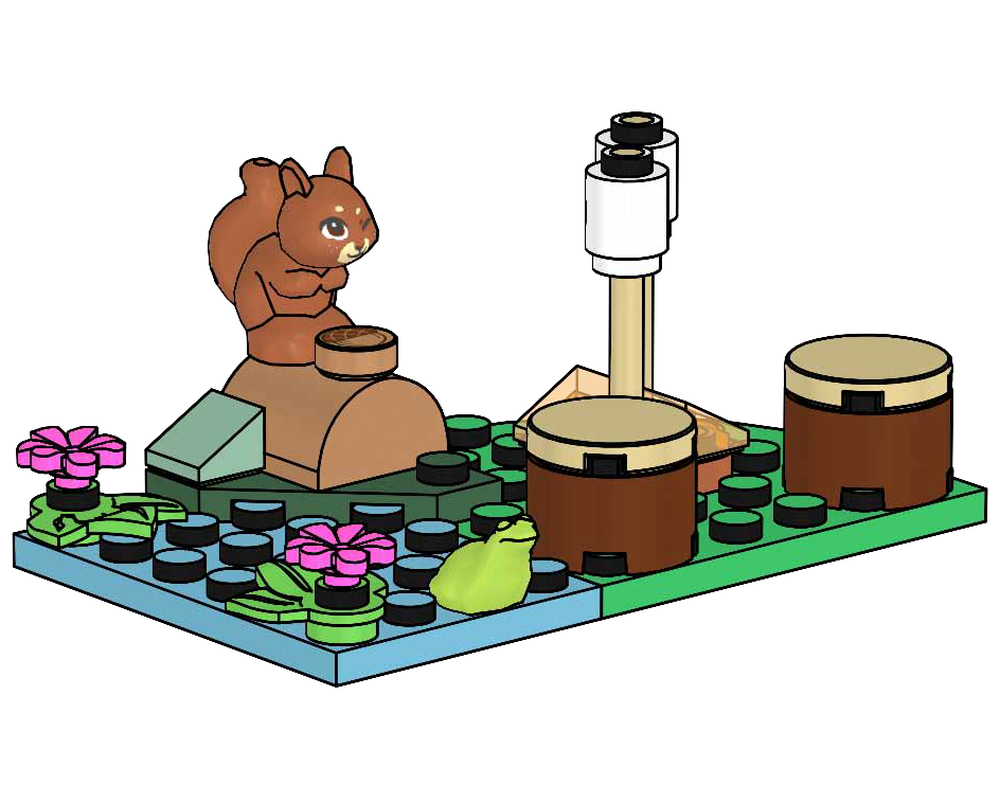 LEGO Set 562411-1 Squirrel and the Campfire (2024 Friends ...