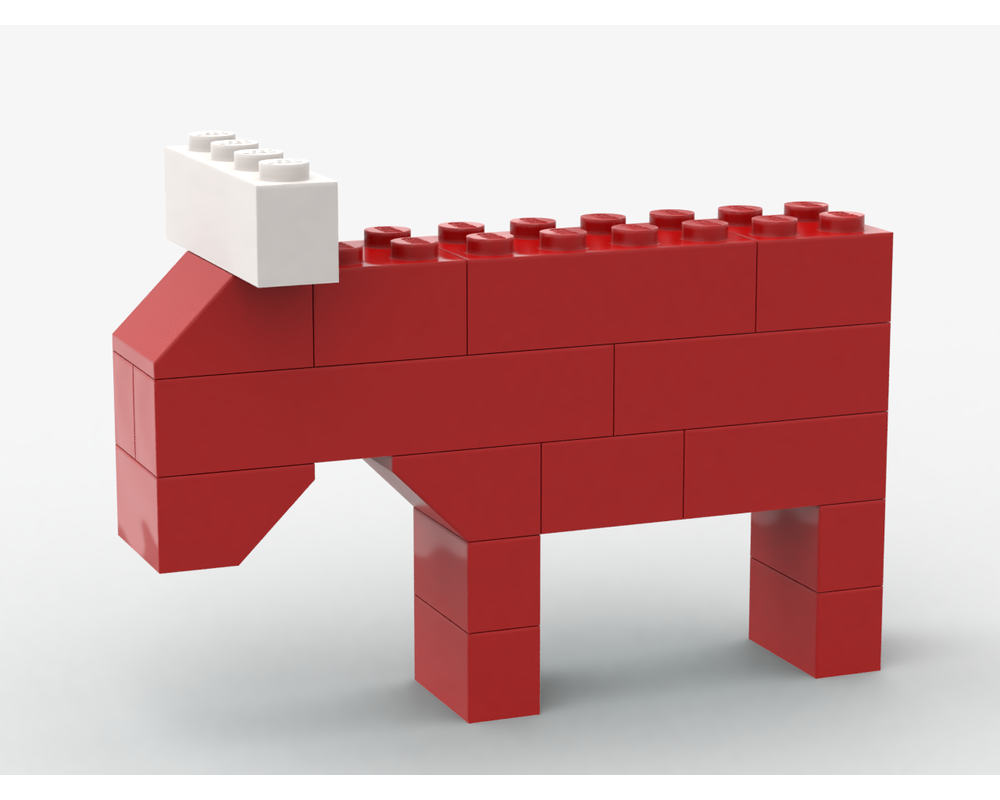 LEGO Set 566-1-b13 Cow (1981 Universal Building Set) | Rebrickable ...