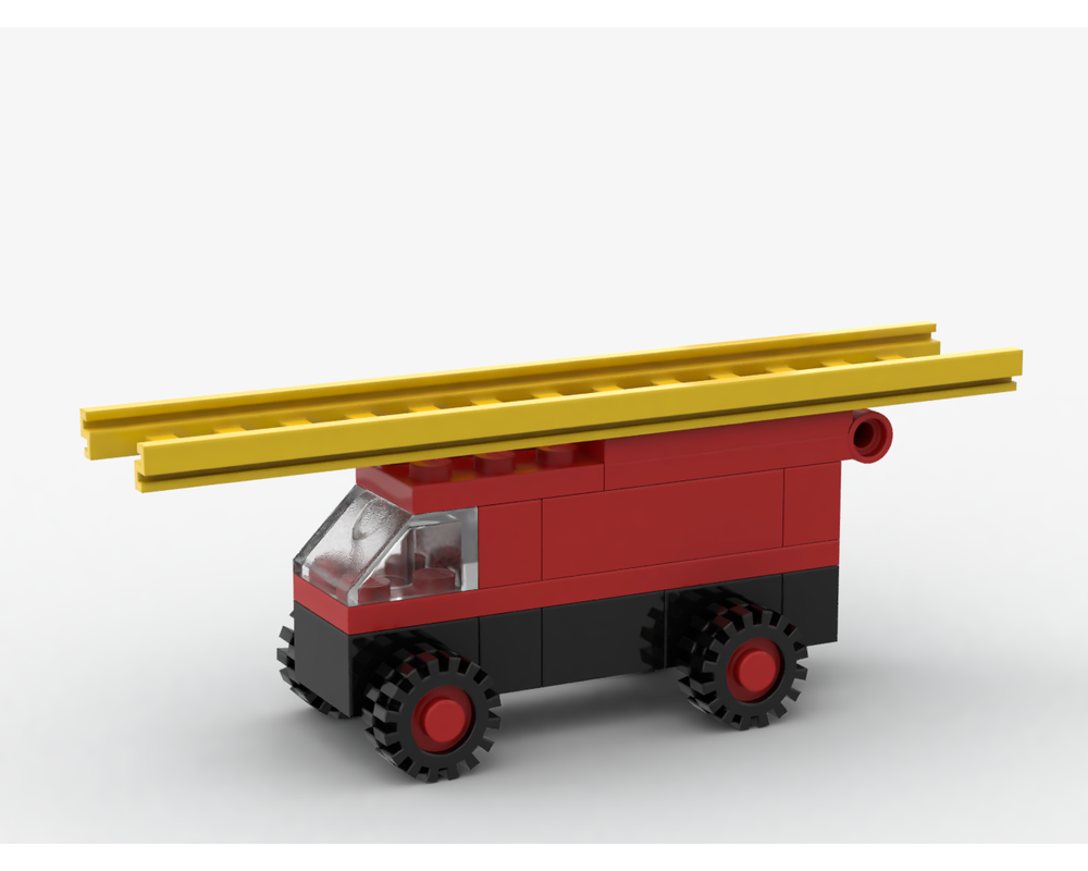 LEGO Set 566-1-b15 Fire truck (1981 Universal Building Set ...