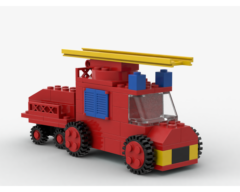LEGO Set 566-1-c2 Fire truck (1981 Universal Building Set > Basic Set ...