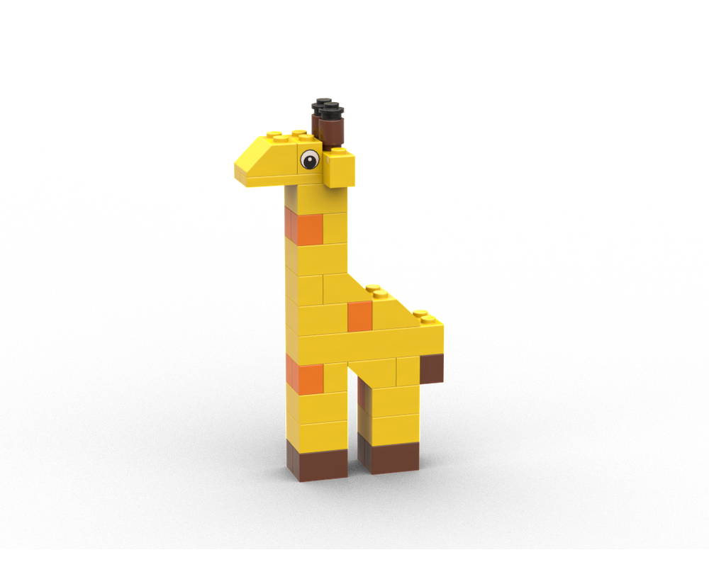 LEGO Set 5749-1-c1 Giraffe (2011 Make & Create > Bricks & More ...