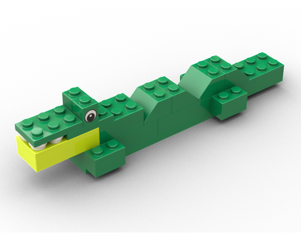 LEGO Set 5749-1-c2 Crocodile (2011 Make & Create > Bricks & More ...